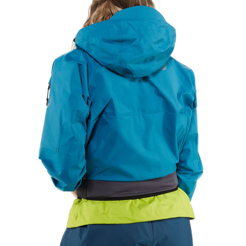 NRS Women s Riptide Splash Jacket - Blue Small – Boutique Boreal Design