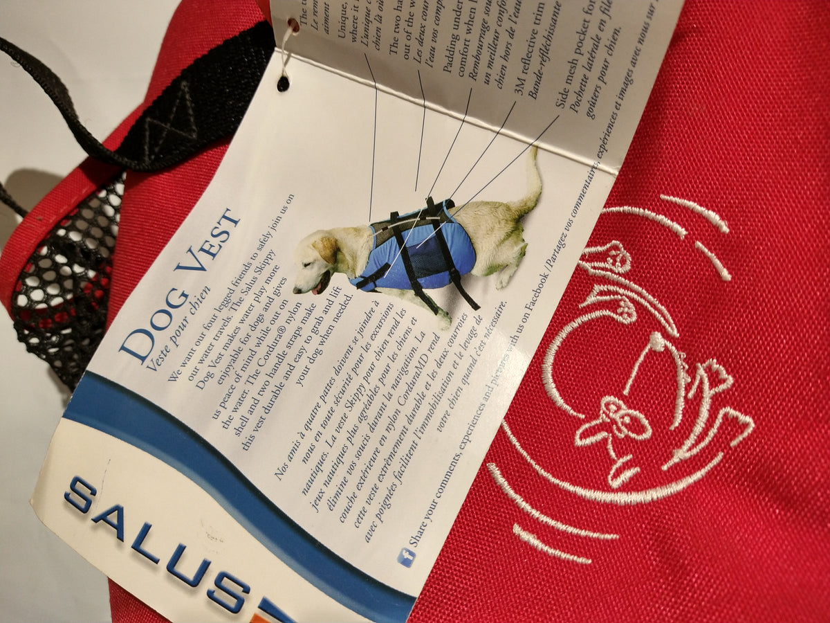 SALUS Skippy Dog PFD , Red – Boutique Boreal Design