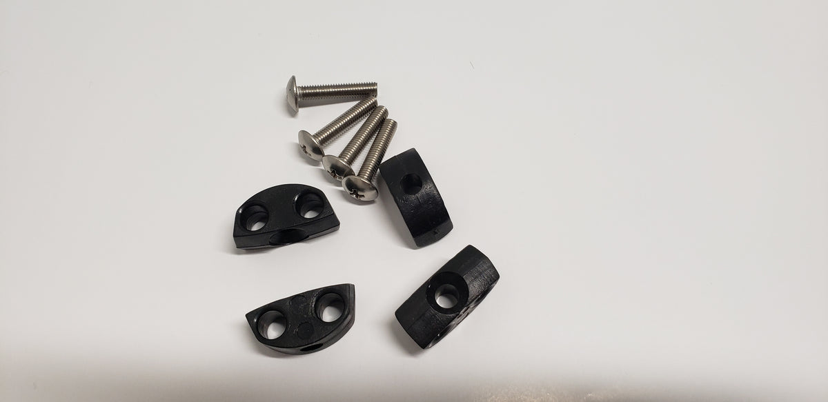 Recessed Deck-Fitting Kit (includes 4 recessed deck-fittings & hardwar ...