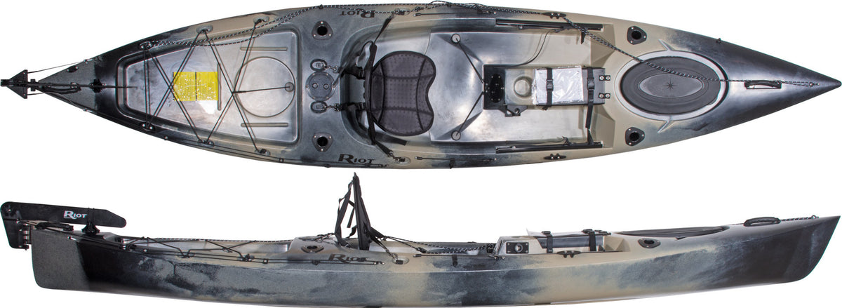 Riot Escape 12 Angler rudder – Boutique Boreal Design