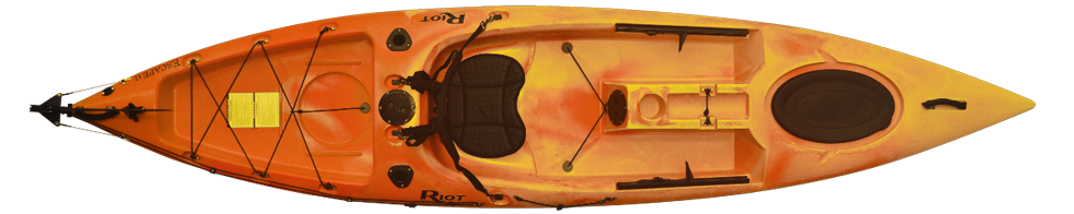 Riot Escape 12 Angler rudder – Boutique Boreal Design